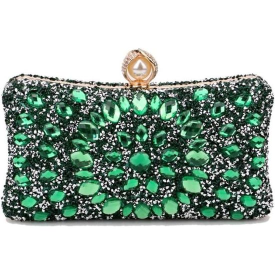 Sac De Soirée En Strass Femme Diamond Embrayage Élégant Sacs Fourre ...