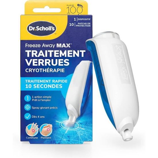 Dr. Scholl's Traitement verrues Freeze Away MAX mains et pieds par ...