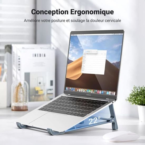 UGREEN Support Ordinateur Portable Vertical Laptop Stand Rehausseur PC ...