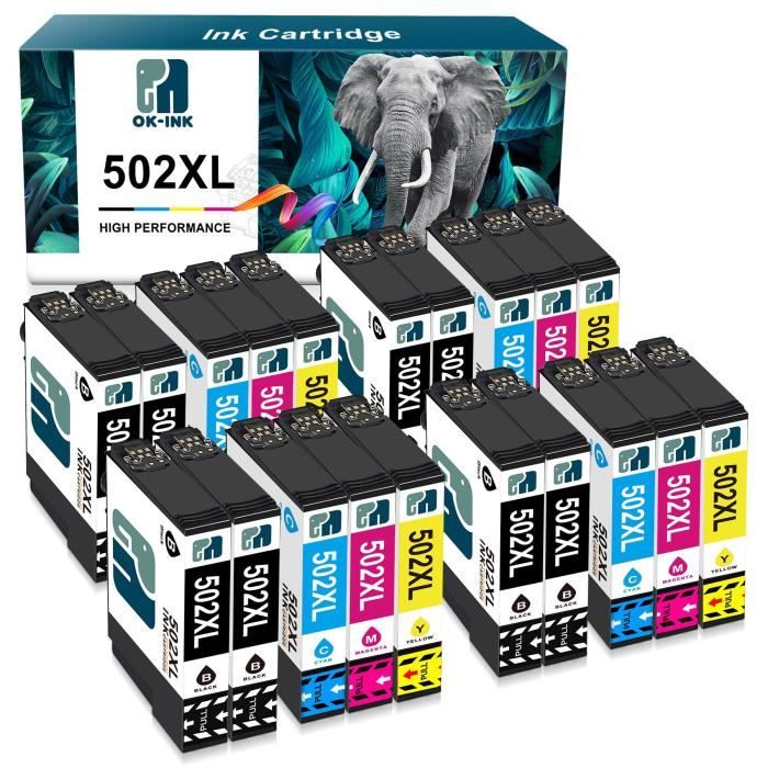OK-INK Cartouches Epson 502 502XL compatible avec Epson Workforce WF ...