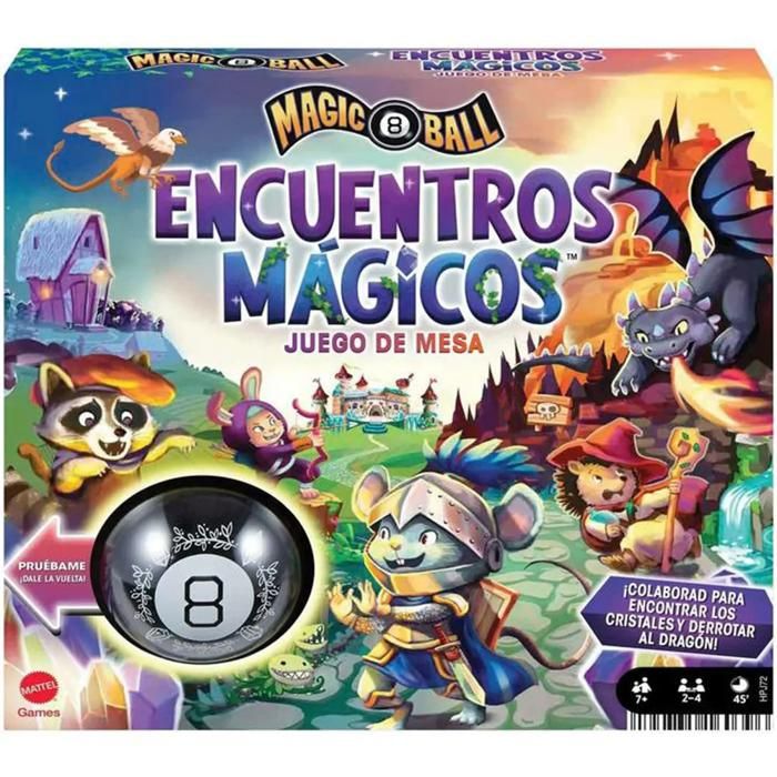 Jeu de Plateau Éducatif - Mattel Games - Rencontres Magiques Bola 8 ...