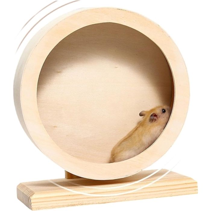 Roue de Hamster étanche à l'épreuve d'humidité Stable en Bois Stable ...