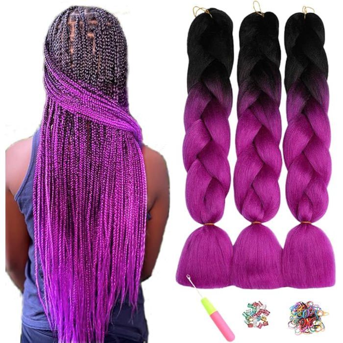 Jombo tressage Cheveux synthtiques 100 g/PC 61 cm Long africain tresses ...