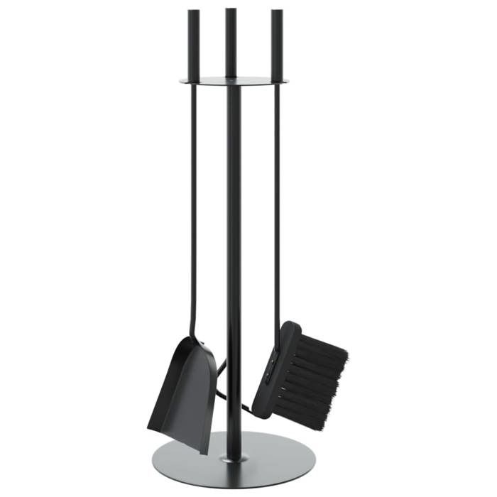Set d’outils de cheminée 4 pcs 22x59 cm acier--Mothinessto1254 ...