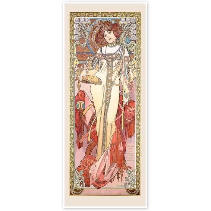 Les Saisons - L'Automne Poster De Alfons Mucha Affiches Pour Toutes Les ...