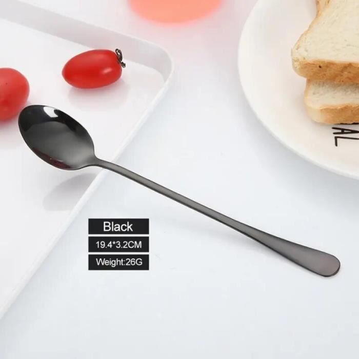 304 Stainless Steel Salad Spoon Fork Integrated Fruit Spoon Instant ...