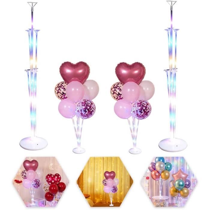 Kit de Support de Ballon,Tige Ballon,Tige de Support Ballon,Arbre à ...