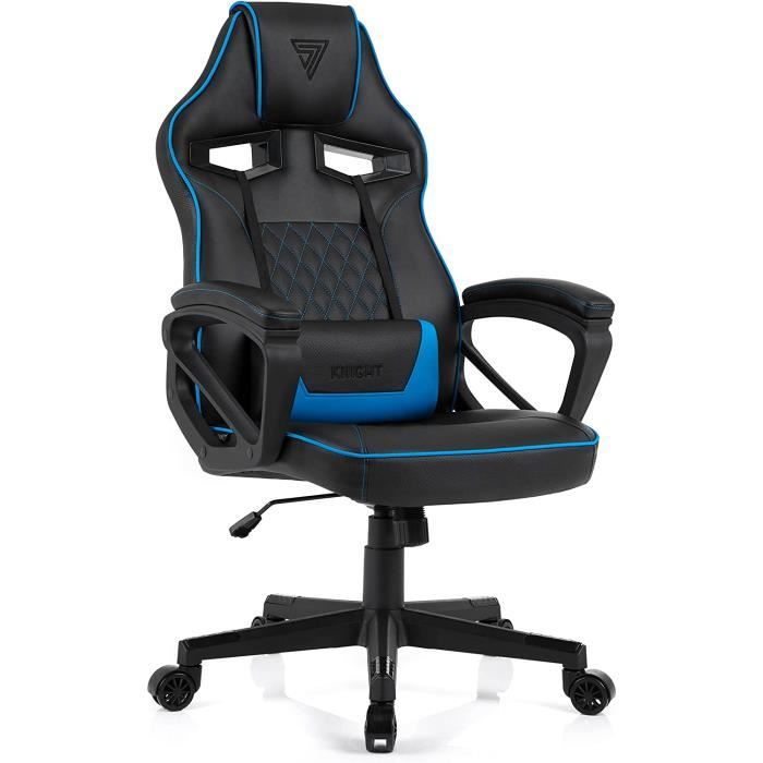 LIWI-Gaming Knight Bureau Gamer Chaise Ergonomique Accoudoir Cadre en ...