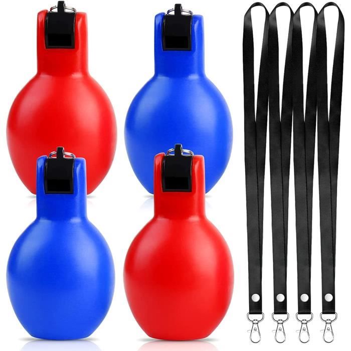 Lot de 4 sifflets de sport, sifflet d'arbitre, sifflet d'éducation ...