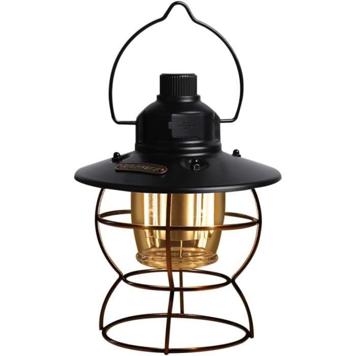Lanterne Décorative De Jardin,Lanterne Vintage Rechargeable Par Usb ...