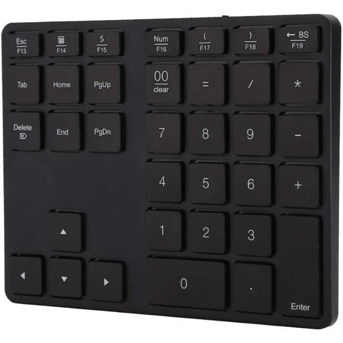 Clavier Numérique, 35 Touches Pavé Numérique Portable Ultra-Mince Sans ...