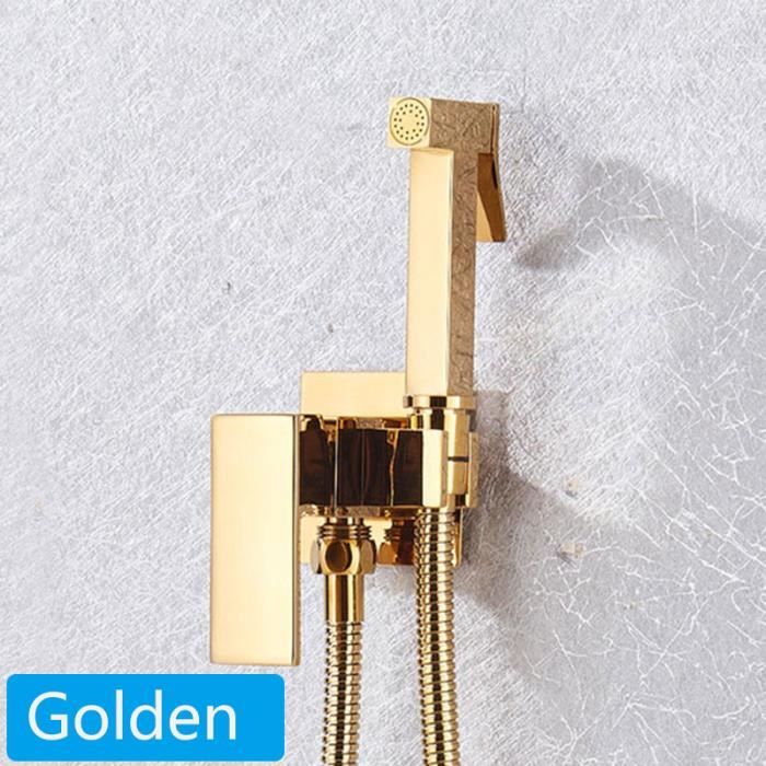 Bidet,Robinet de Bidet doré en laiton massif, salle de bains, mitigeur ...