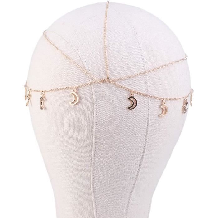 Chaîne Principale Dorée Avec Lune En Alliage Multi-Couches - Pour ...