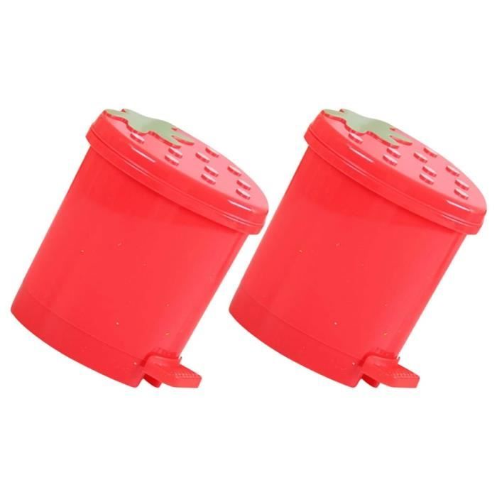 2 Pièces Mini Poubelle Petite Poubelle Bac De Rangement Décoratif ...