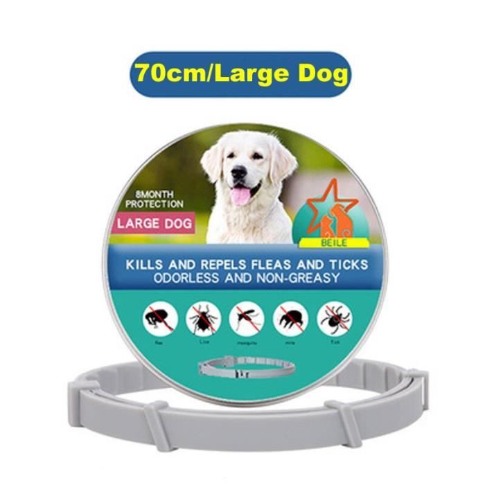 38cm 70cm Retractable Deworming Dog Cat Collar Anti Flea Ticks ...