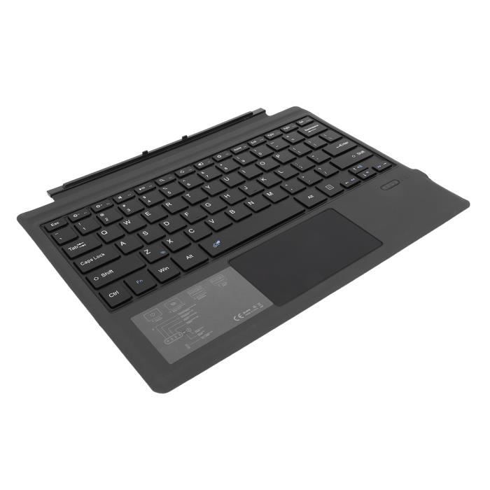 Duokon Clavier avec pavé tactile Clavier Bluetooth sans fil avec pavé ...