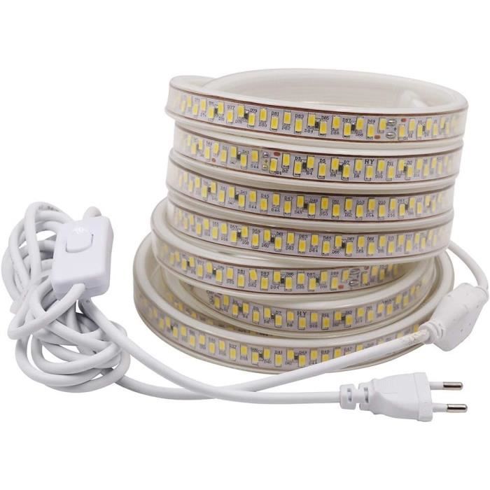 Led Ruban,Ac 220V 230V 240V Smd 5630 180Leds - M Super Bright Avec ...