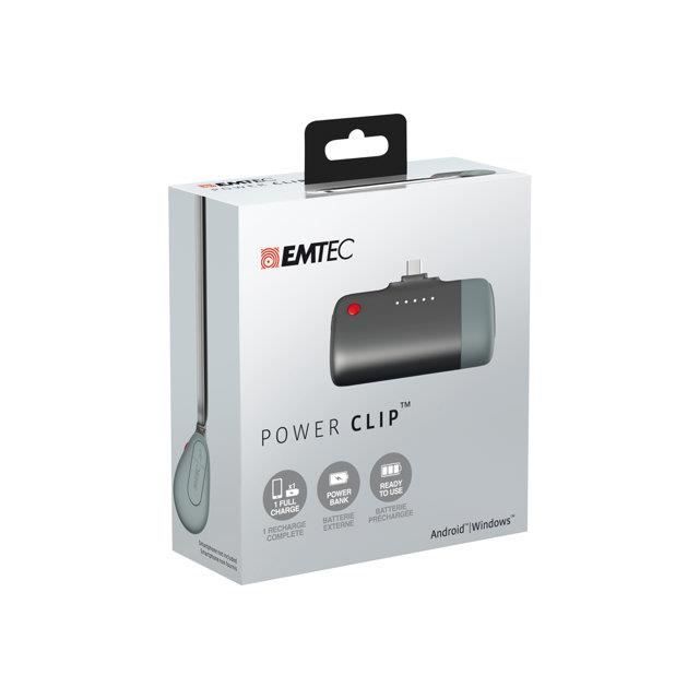 Power Bank Power Clip U400 Apple Emtec - Cdiscount Téléphonie