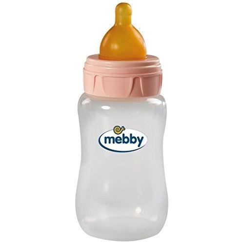 Mebby Biberon Rose avec Valve Anti-Colique et Tétine en Silicone, 300 ...