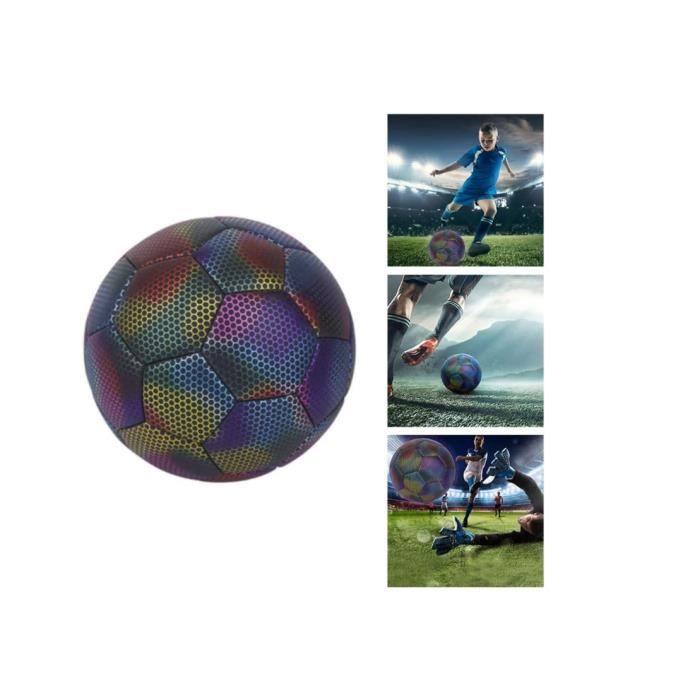 Football réfléchissant, fluorescent lumineux, ballon de football ...