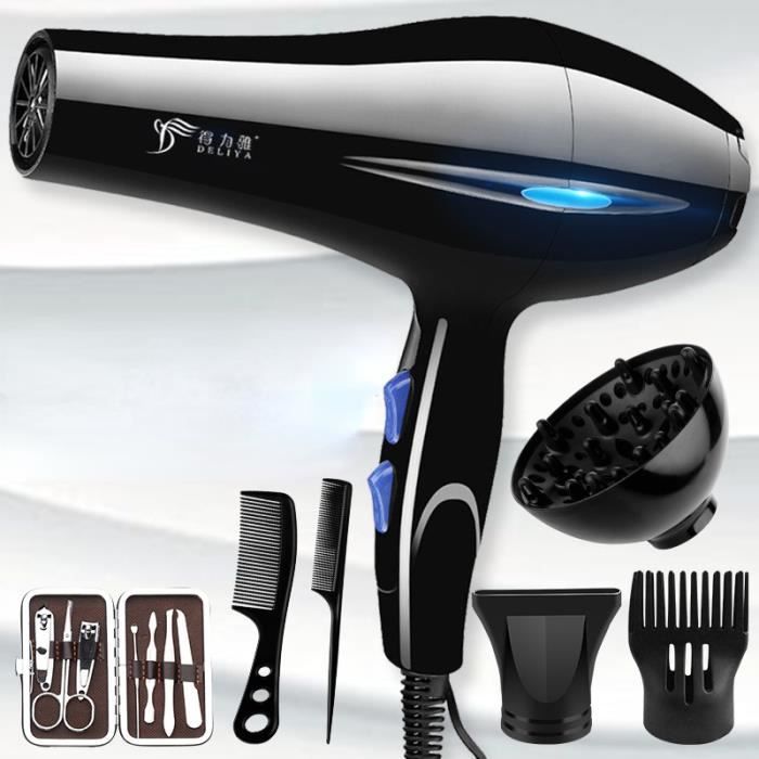 Sèche-cheveux électrique professionnel, 2200w, grande puissance, sèche ...