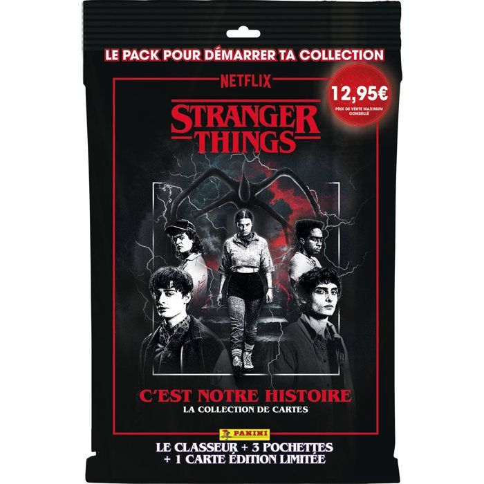 Starter pack - PANINI - Stranger Things - Classeur - 3 pochettes - 1 ...