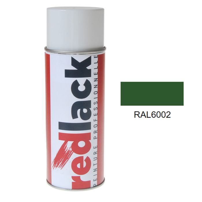 Redlack Peinture aérosol RAL 6002 Satiné multisupport - Cdiscount Bricolage