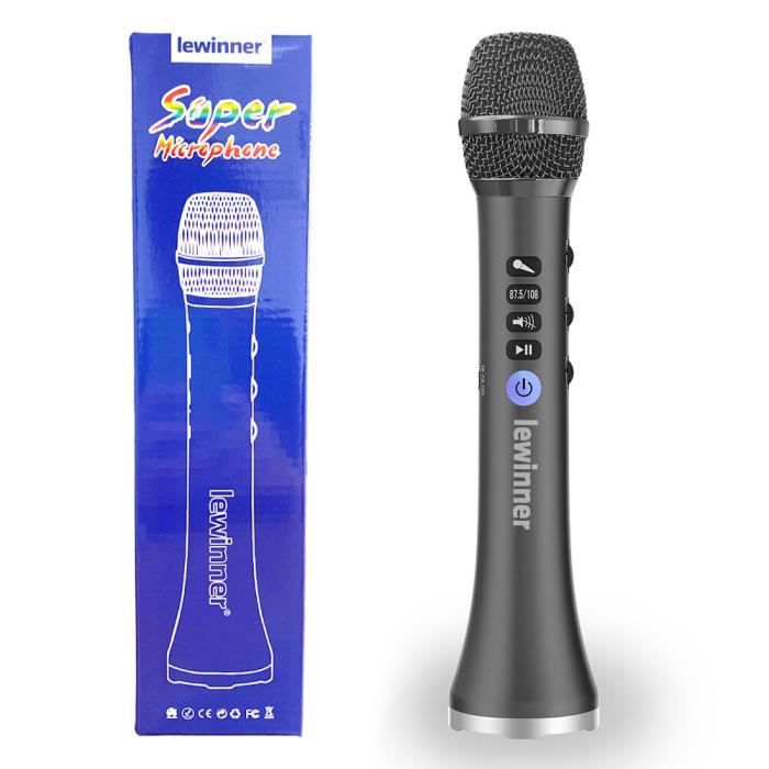 Lewinner-Microphone karaoké sans fil de la série L,haut-parleur,15-30W ...