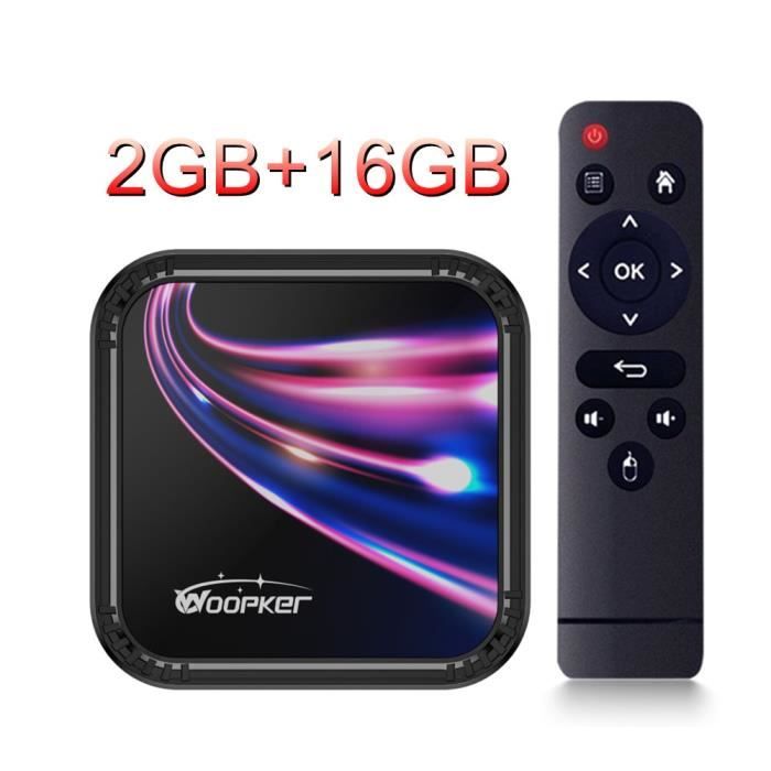 Boîtier Smart TV - Woopker - K52 - Android 13 - 8K - Wifi 6 - 2 Go RAM 16 Go ROM - Cdiscount TV ...