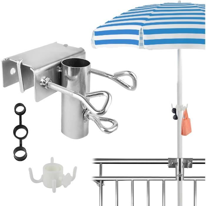 Pied de Parasol Balcon, Support Parasol Balcon réglable Parasol Porte ...