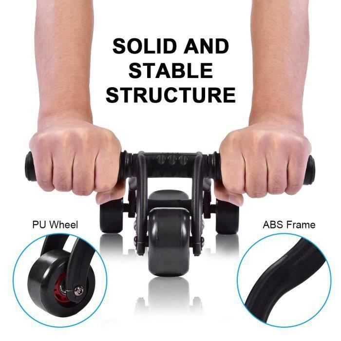 Zhizu-3 Ab Roller Système D'exerciseur Fitness Abdominal Exerciseur ...