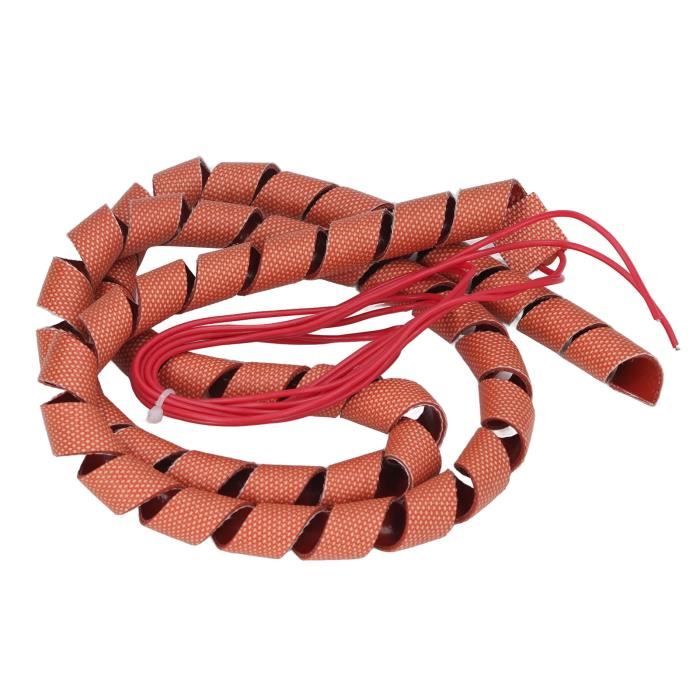 Tbest ruban chauffant pour tuyau Spirale Silicone Ruban Chauffant Tuyau ...
