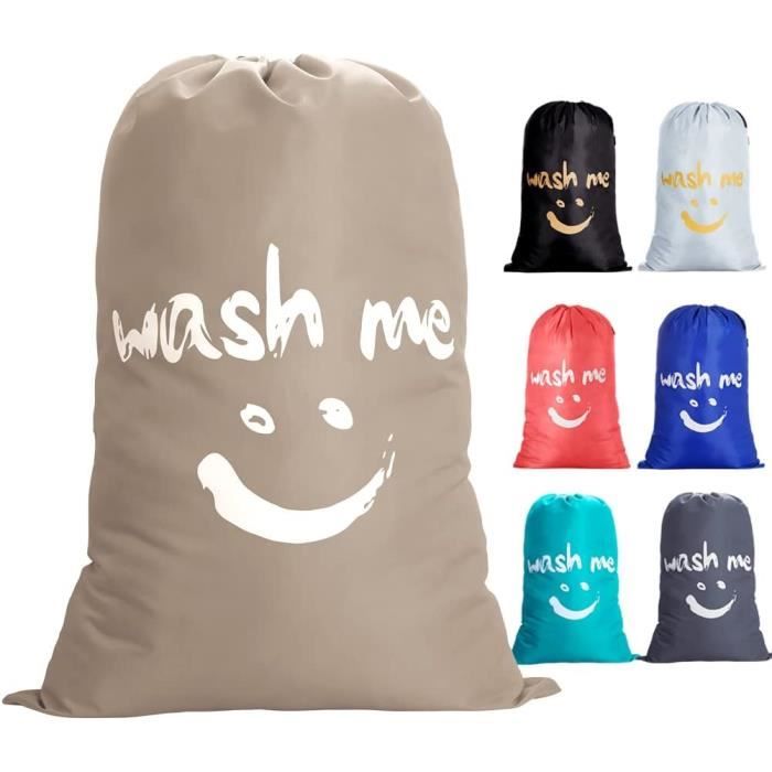 Large Sac À Linge Sacoche À Linge Pliable Sac De Rangement Avec Nylon ...