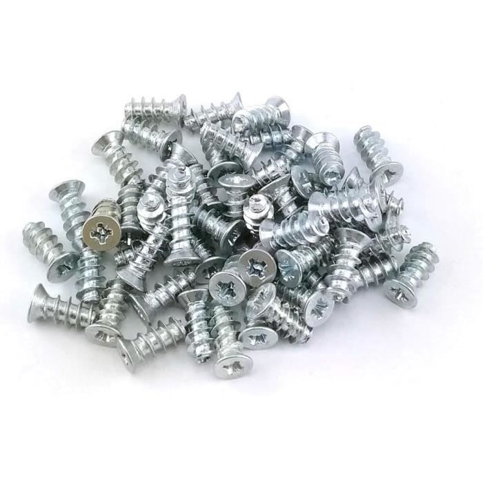 100 Vis Euro Vis De Charniere Vis De Coulisse 6.3 X 16[L3775 ...