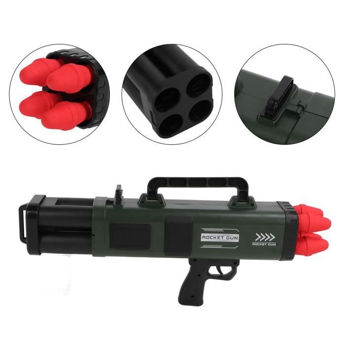 Jouet fusée Rocket Toy Plastic 4 Shots Rocket Launcher Toy Present Set ...