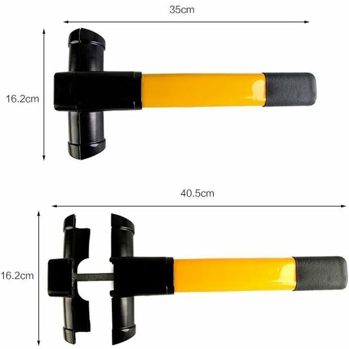 Barre antivol pour volant de voiture verrou de scurit rtractable ...