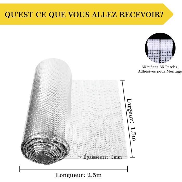 Réflecteur De Chaleur - Isolant Thermique En Feuille D'Aluminium À ...