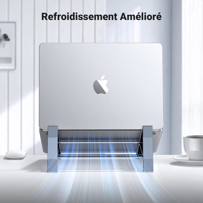 UGREEN Support Ordinateur Portable Vertical Laptop Stand Rehausseur PC ...