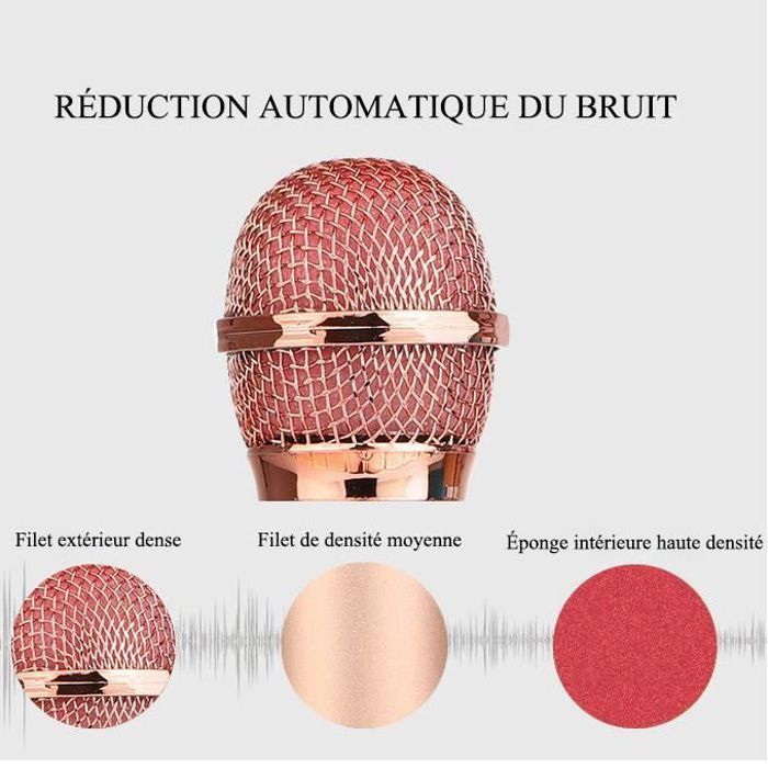 Microphone sans Fil Karaoké Enfants - Pour Chanter Fille Garçon Cadeaux ...