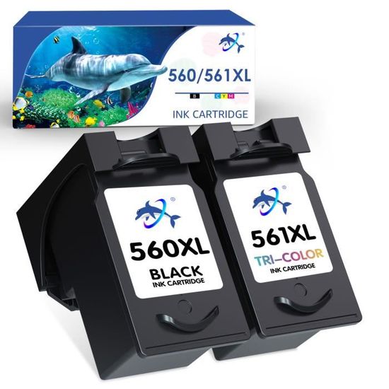 Cartouche d'encre FINEST-4U 560XL 561XL pour Canon Pixma TS5350 TS5351 ...