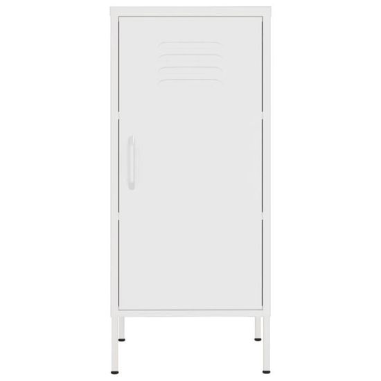 Ayhao2 Armoire de rangement Blanc 42,5x35x101,5 cm Acier AB336197 60299 ...