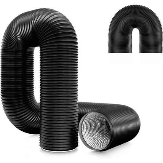 Ø200Mm Tuyau D'Evacuation Flexible En Aluminium,Tuyau Ventilation En ...