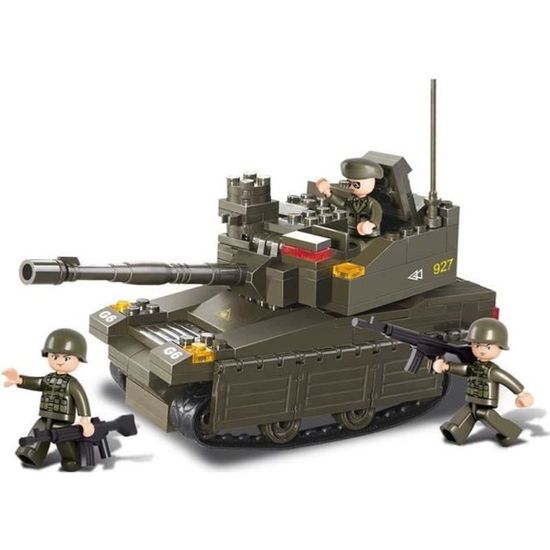 JEU DE CONSTRUCTION COMPATIBLE LEGO SLUBAN ARMY TANK CHAR D'ASSAUT M38 ...