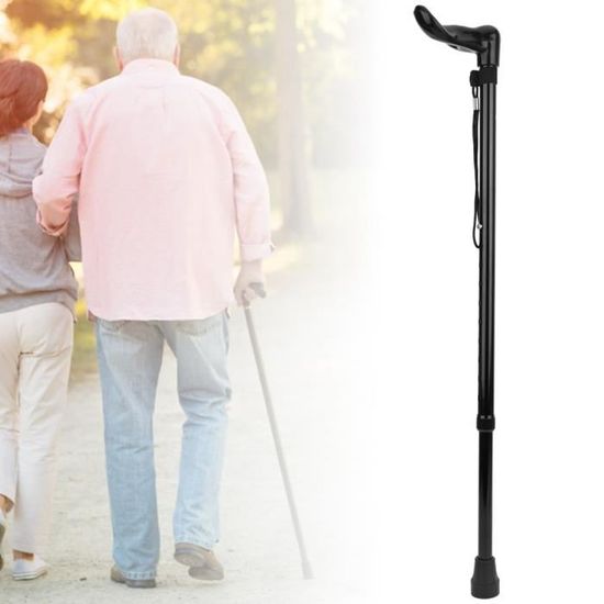 Vvikizy canne pour personnes âgées Canne de marche télescopique légère ...