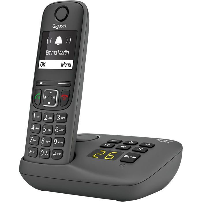 FLEUVE-Telephone Fixe-A695A-Téléphone DECT Avec Répondeur-Grand Écran ...