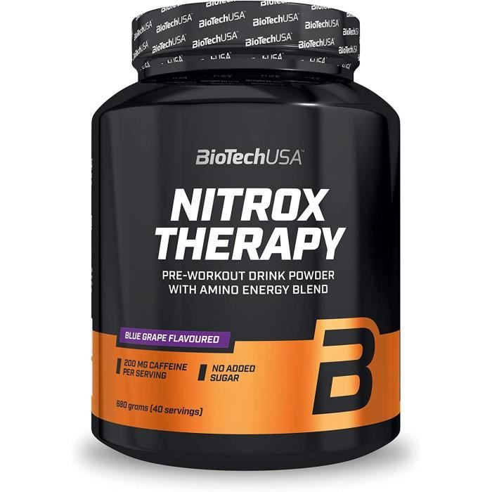 Nitrox Therapy Blue Grape 680g - Booster de pré-entraînement ...