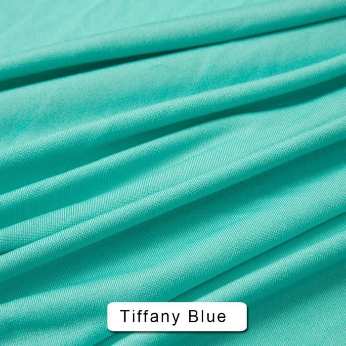 Tissu Jersey - Tiffany Blue - 165x50cm - 95% Coton - Extensible - Doux ...