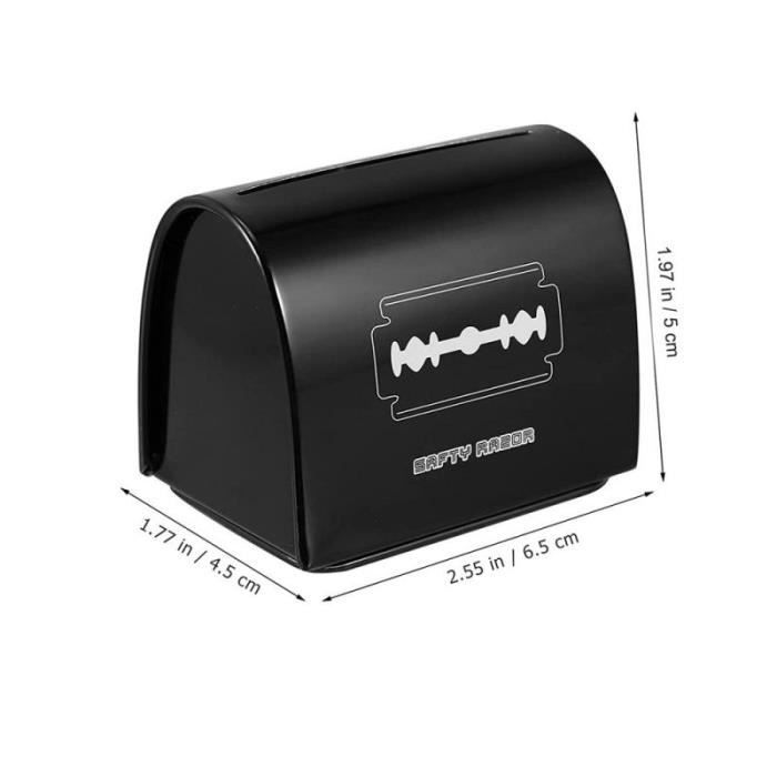 Coffret maquillage,Nouveau boîtier jetable de lame de rasoir, banque de ...