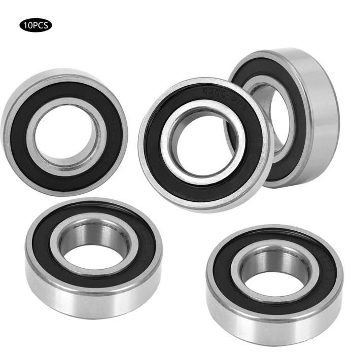 EBTOOLS Roulement mécanique automobile 10PCs Roulement à Billes 6205 ...