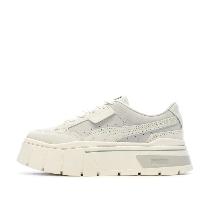 Baskets Grise/Écru Femme PUMA Mayze Stack Selflove Gris - Cdiscount ...